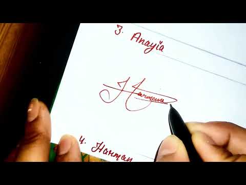 how to sign your name | easy signature | part 1 comments | - YouTube