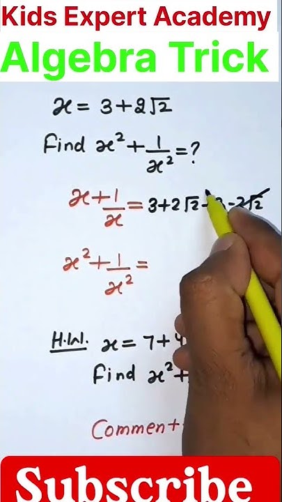 How to solve algebra questions 🔥 || shorts || youtube reels ...