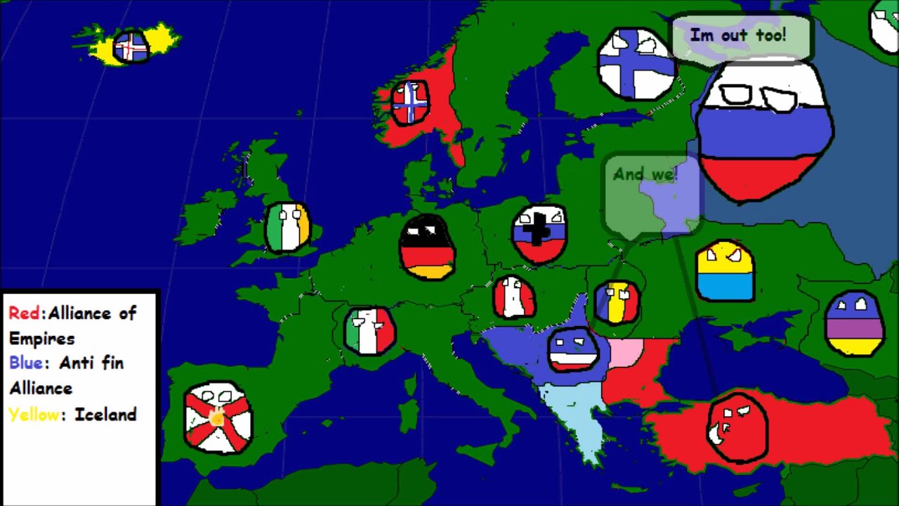 FoE In Countryballs #5 WW5 And Normandia - YouTube