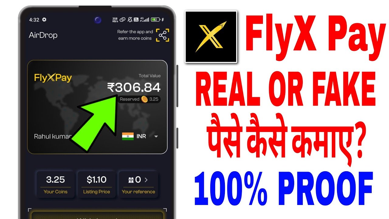 FlyX Pay Se Paise Kaise Kamaye|FlyX Pay App Real Or Fake|FlyX Pay App Withdraw|Earn Money FlyX ...