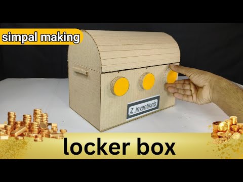 CREATE Your Own Cardboard Locker Box! (simple idea's) - YouTube