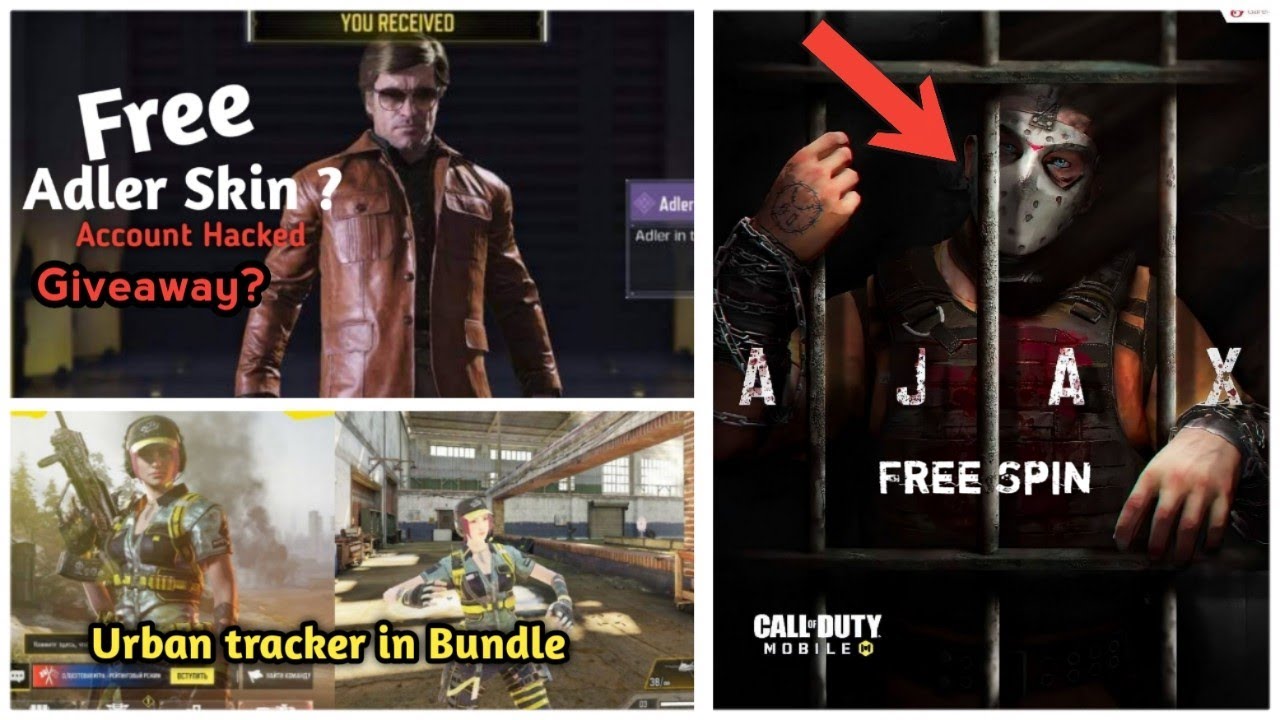 Free Lucky Draw spin New Urban tracker Bundle, Adler Free skin cod ...