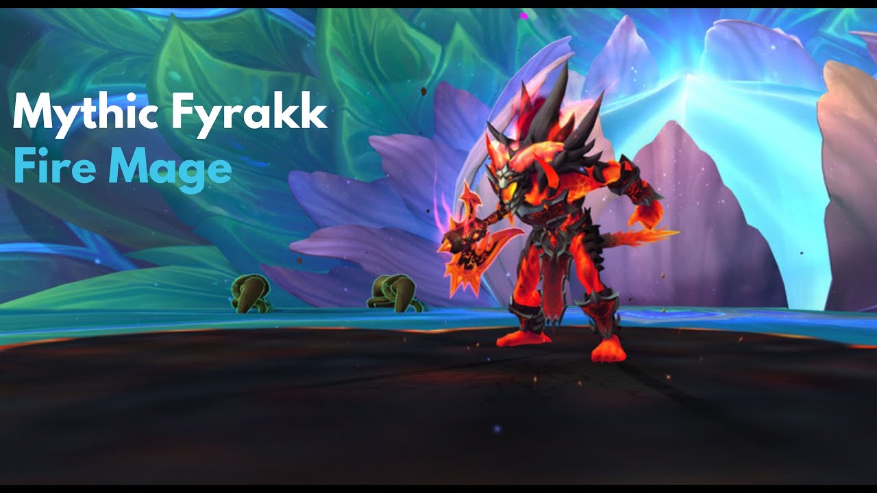 Vindicatum vs Mythic Fyrakk - Fire Mage PoV - 10.2.5 - YouTube