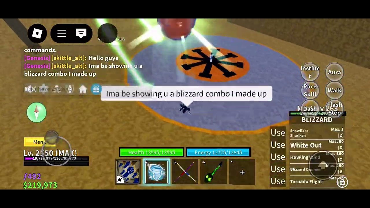 Blizzard combo (combo moves are in the description) - YouTube