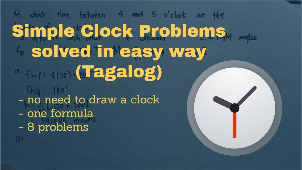 Solving SIMPLE Clock Problems In Easy Way TAGALOG YouTube solving-simple-clock-problems-in-easy-way-tagalog-youtube