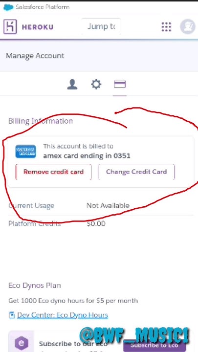 Heroku Add Creadit Card Unlimited Free CC BIN Heroku New Working Card Heroku Account Credit Card ...