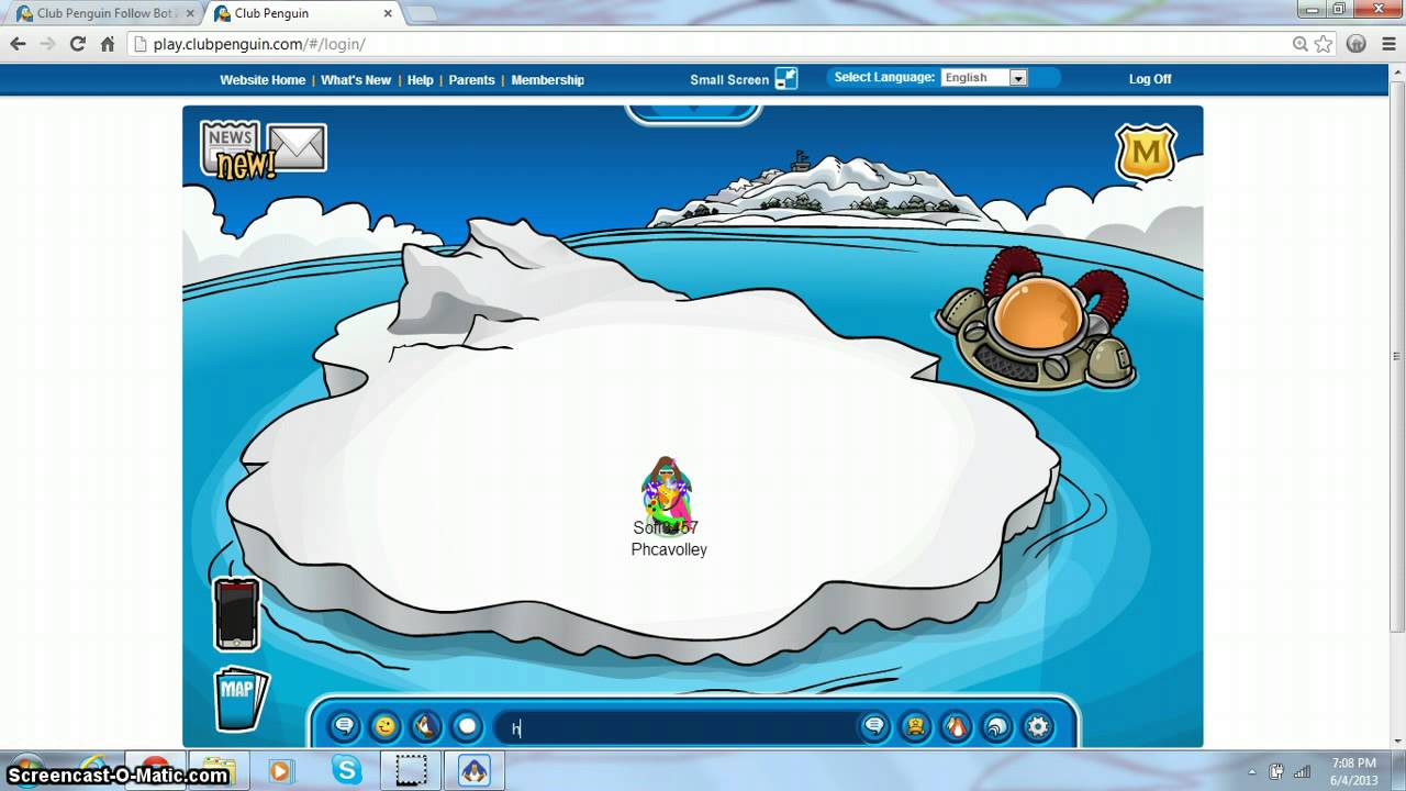 How to make/use a bot on club penguin - YouTube