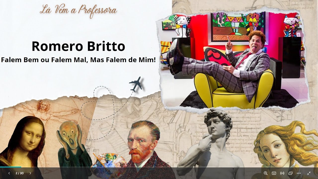 Falem Bem ou Falem Mal, Mas Falem de Mim! Romero Britto - YouTube