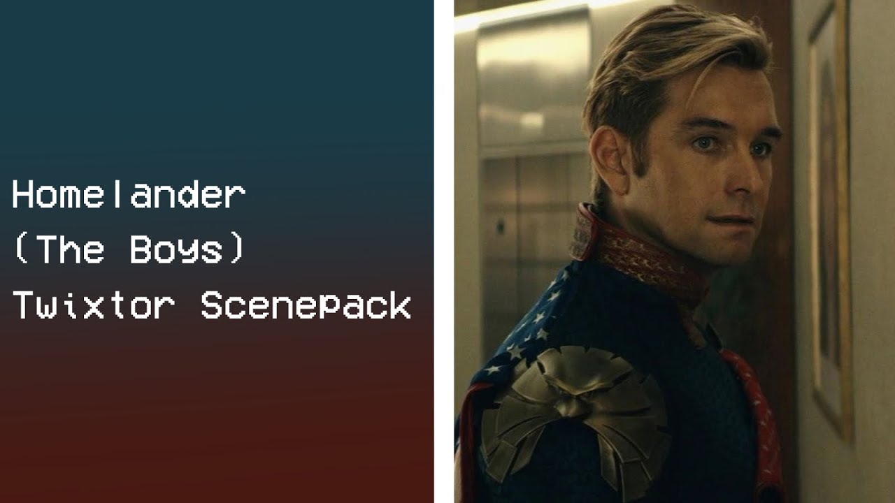 Homelander (The Boys S1) Twixtor Scenepack - YouTube