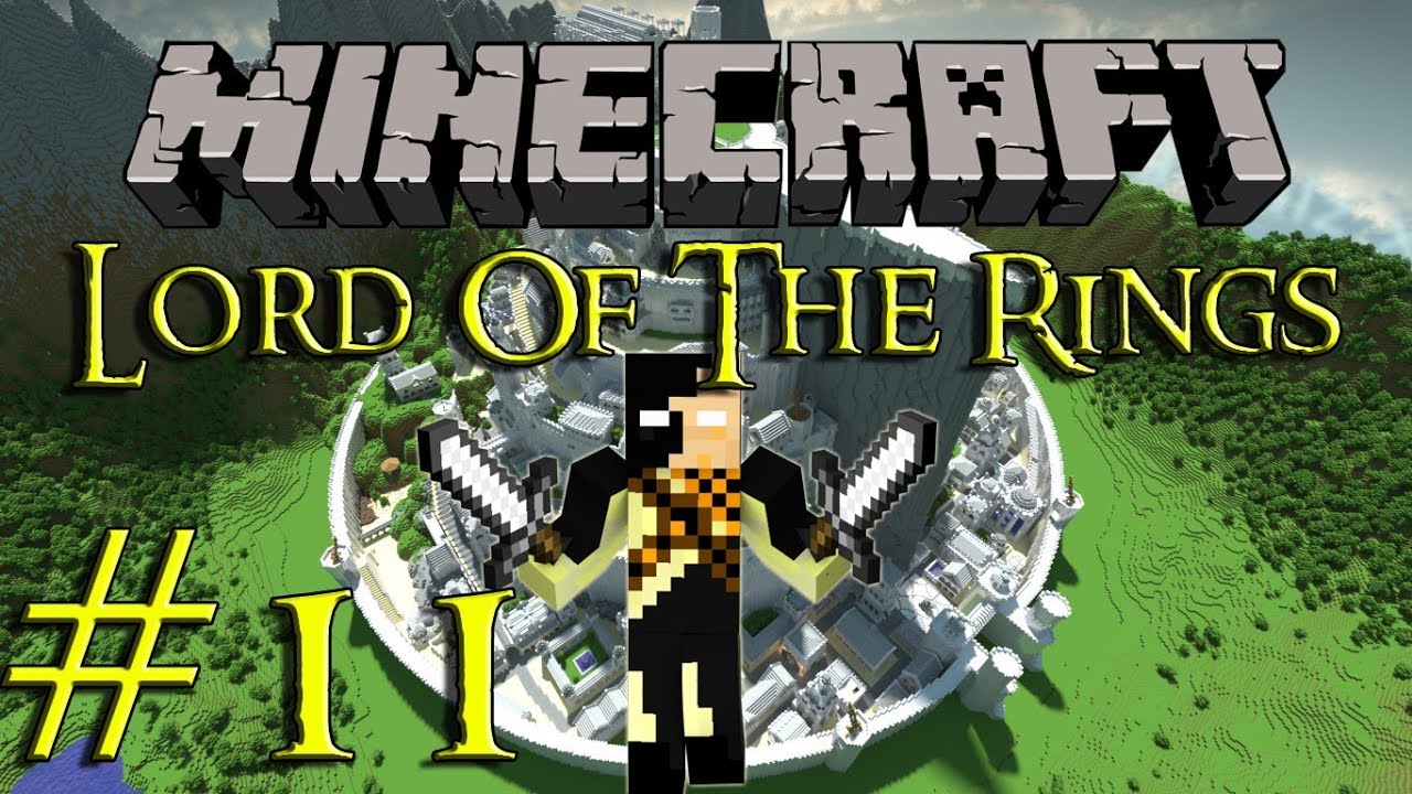 EPIC BATTLE MET SAURON! Minecraft: Lord Of The Rings Mod #11 - YouTube
