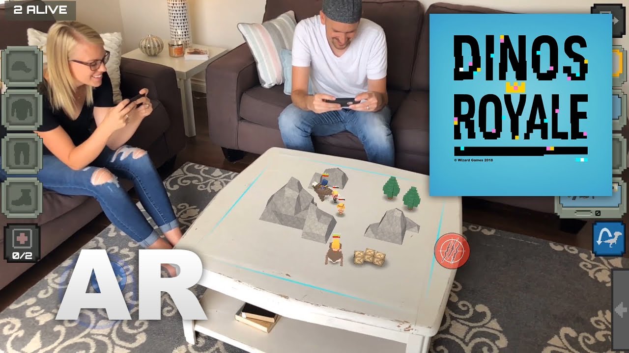 Dinos Royale - AR Mode Preview! - YouTube