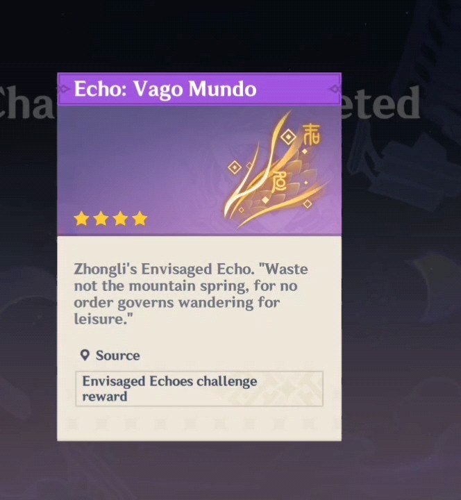 Vago Mundo Phase 2, Envisaged Echoes "Zhongli" | Genshin Impact #f2p # ...