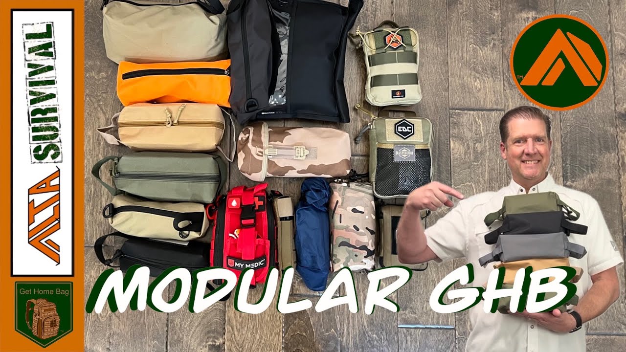 The Ultimate Get Home Bag (GHB) Setup - Making it Modular! - YouTube