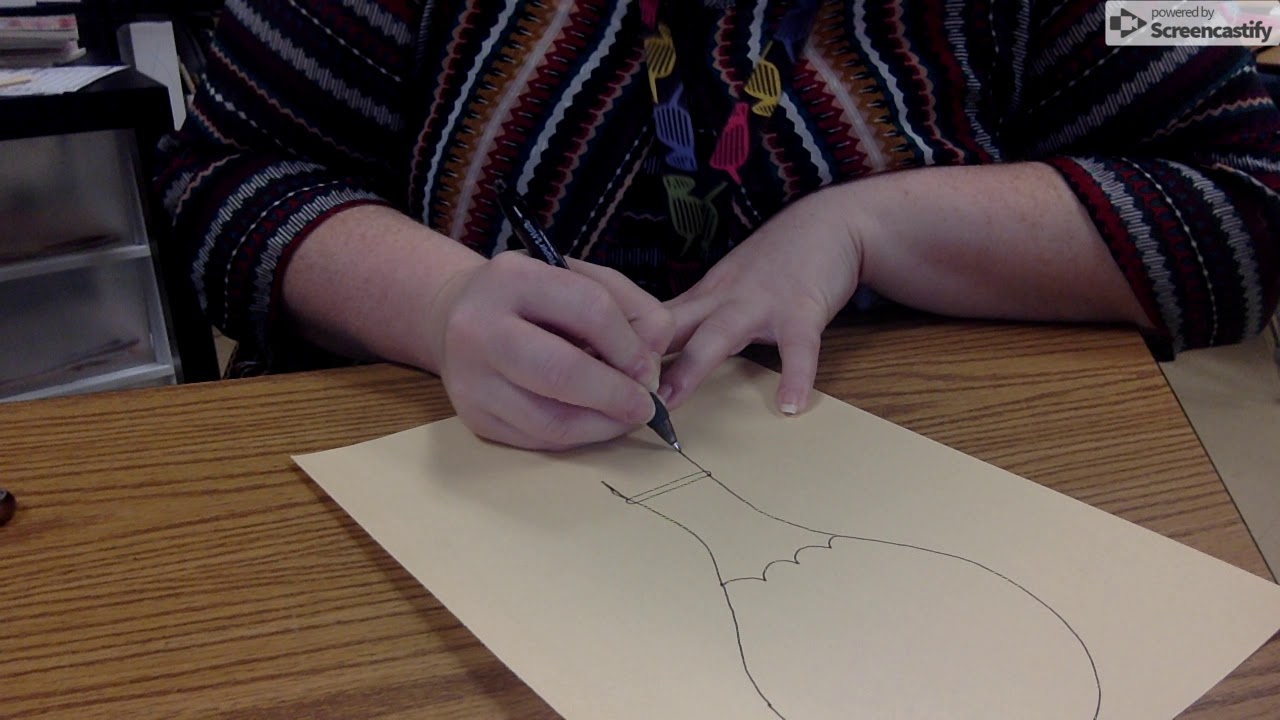 Hot Air Balloon Directed Drawing - YouTube