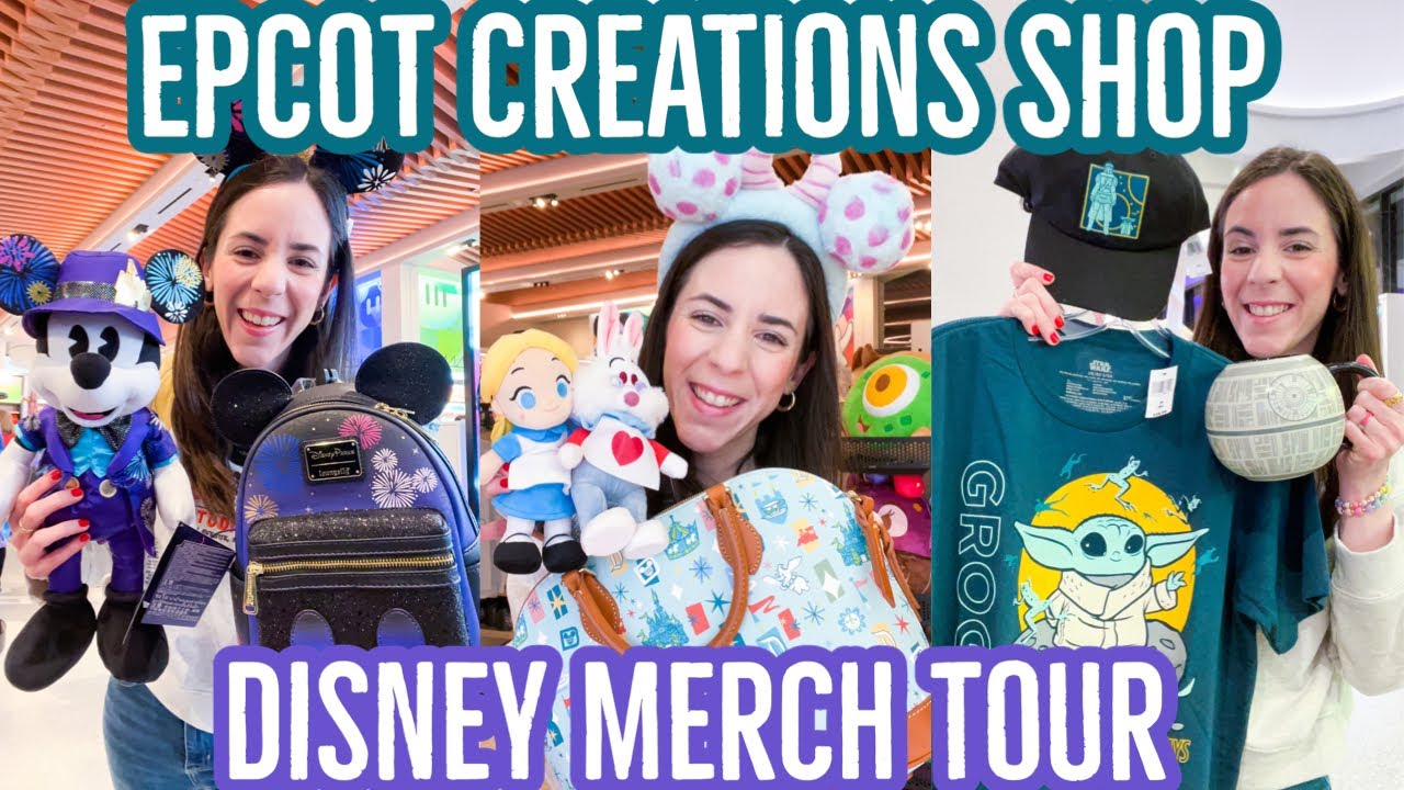 EPCOT CREATIONS SHOP New Disney Merch Tour February 2023 | Walt Disney ...