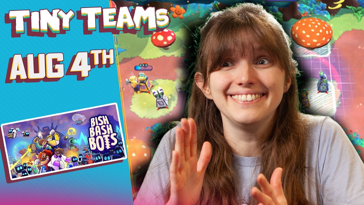 Bish Bash Bots | Tiny Teams | w/ Kirsty, Rythian & Briony | Day Two | (04/08/2023) - YouTube
