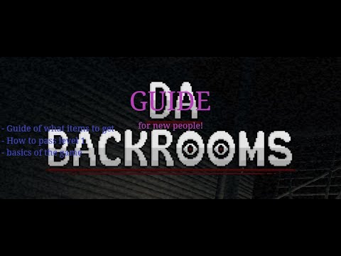 Da Backrooms Roblox | Da Backrooms Guide for new people | - YouTube