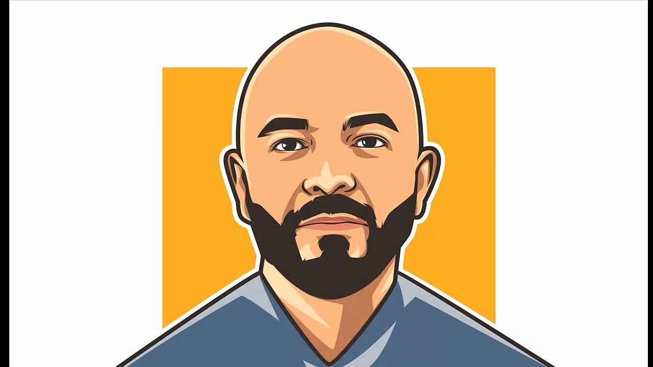 how to draw vector cartoon using corel draw easy - YouTube