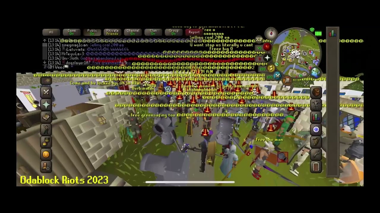 OSRS- Odablock Riots 2023 - Corruption within Jagex - YouTube