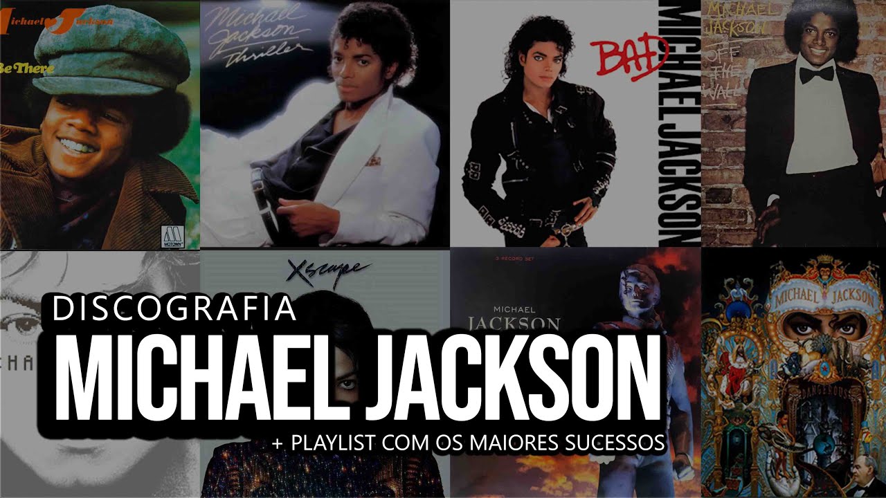 CONHEÇA TODOS OS DISCOS DA CARREIRA DE MICHAEL JACKSON - YouTube