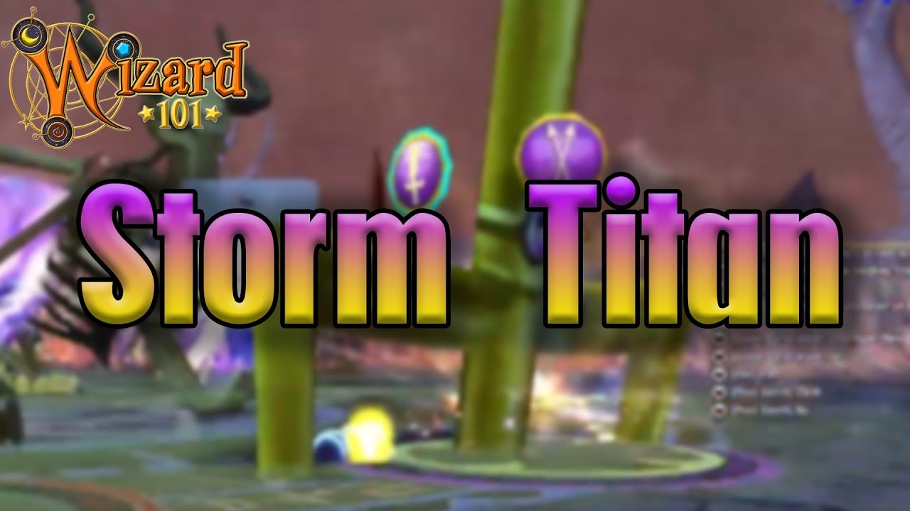 Wizard101 3 Death vs Storm Titan - YouTube