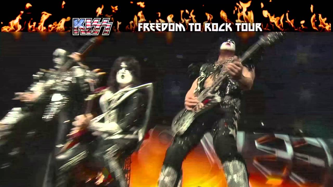 KISS Freedom To Rock Tour 2016 TV Ad - YouTube