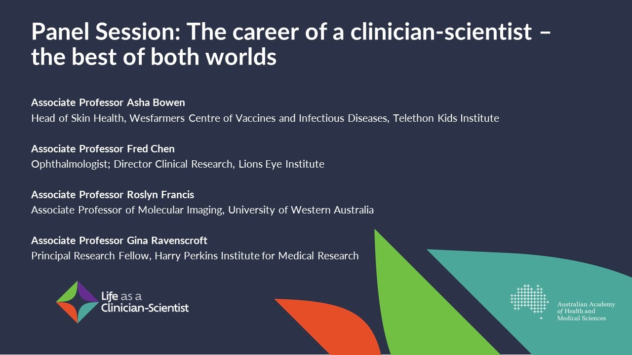 Panel discussion: the career of a clinician-scientist - YouTube