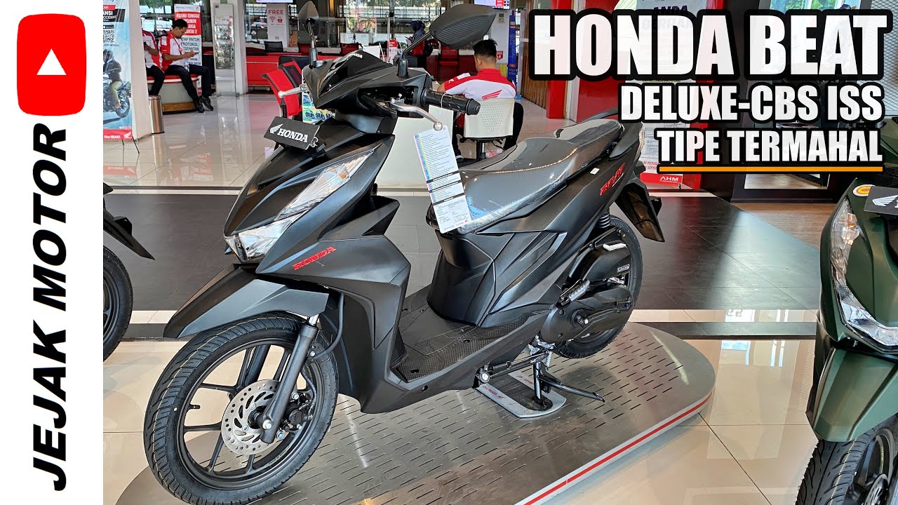 REVIEW + HARGA HONDA BEAT CBS ISS DELUXE HITAM DOFF - TIPE TERTINGGI ...