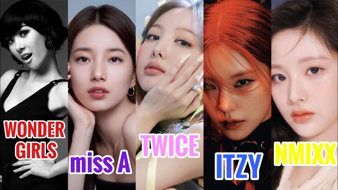 THE ENTIRE JYP ENT. GIRL GROUPS Korean chart history (2007-2024) - YouTube