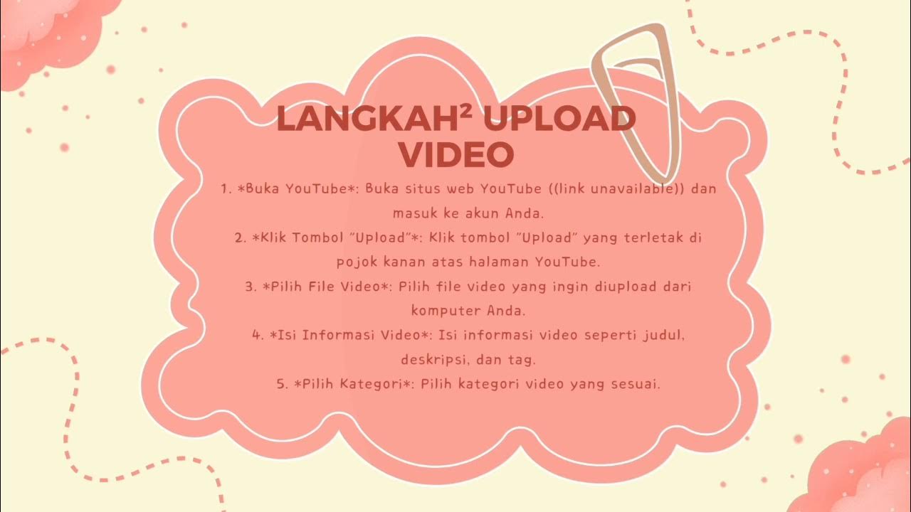 Tugas informatika tutorial mengupload video di YouTube - YouTube