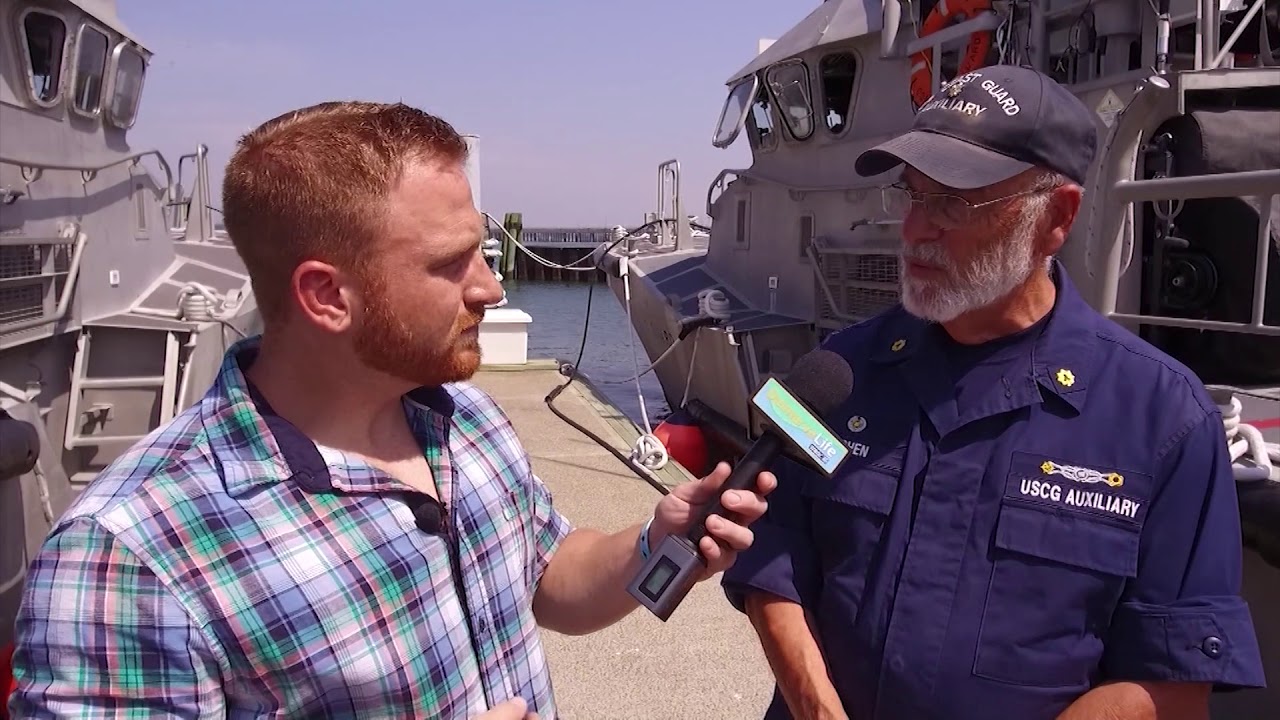 US Coast Guard and Coast Guard Auxiliary Help Keep Boaters Safe - YouTube