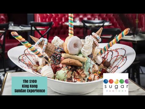 Sugar Factory, Atlanta, GA - The World's Biggest $100 Sundae - YouTube