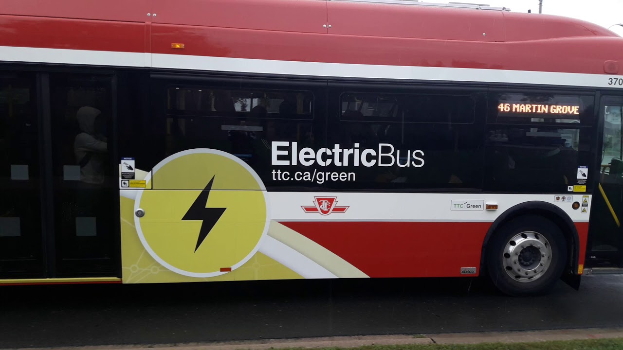 TTC New Flyer XE40 CHARGE #3700 on Route 46 Martin Grove - YouTube