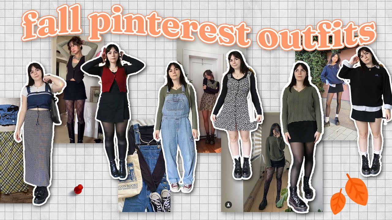 Recreating FALL 🍂 PINTEREST OUTFITS that I would actually wear! | Fall ...