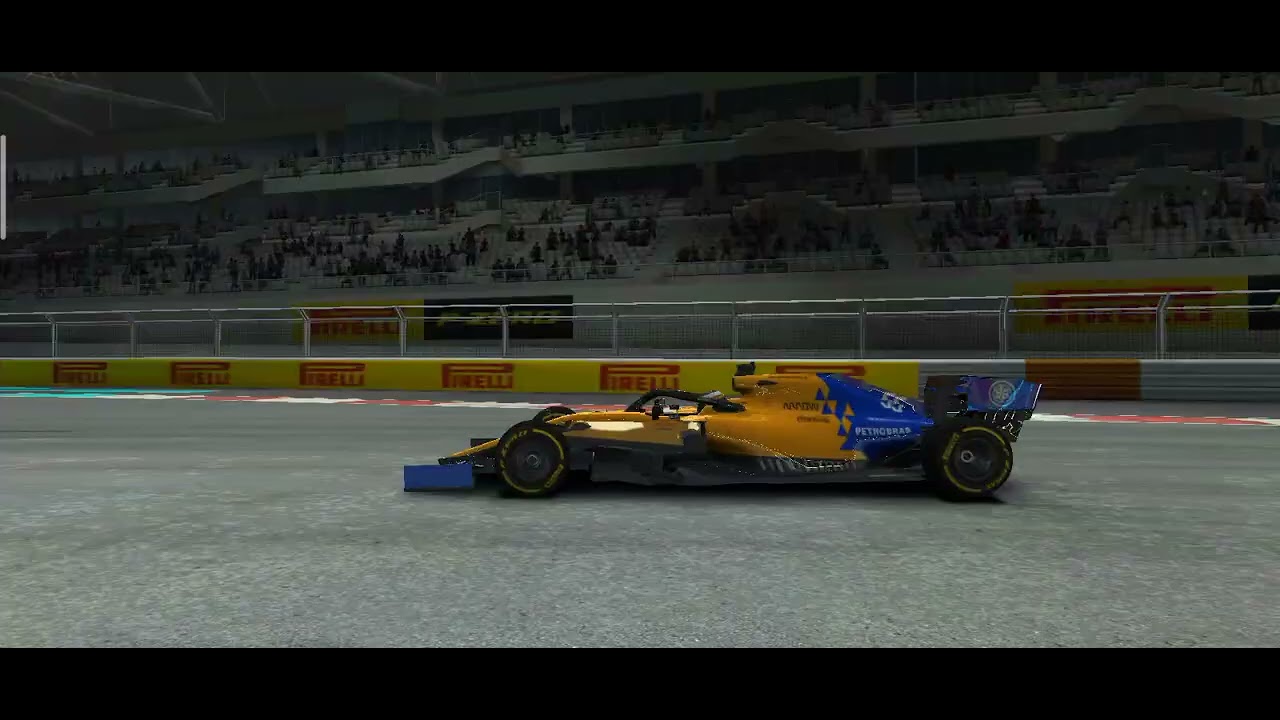 some yas marina clips (with the McLaren) - YouTube