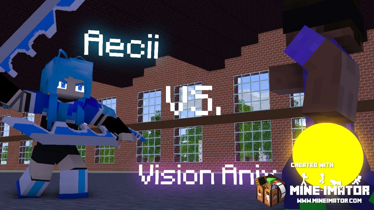 Aecii vs. Vision Anix (Minecraft Animation) - YouTube