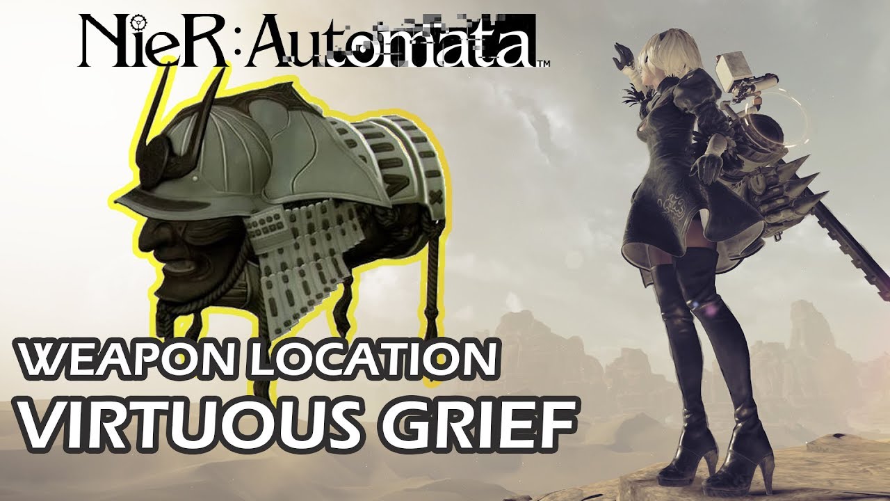 Nier Automata - Weapon Location "Virtuous Grief" - YouTube