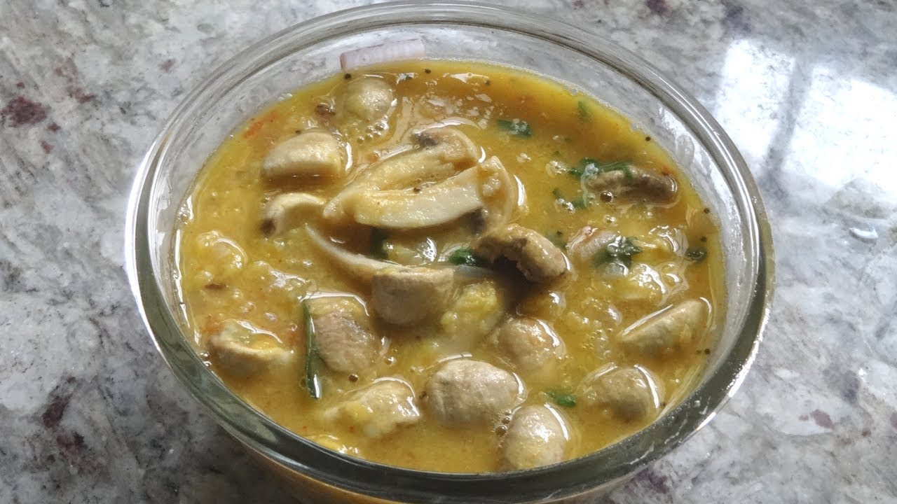 Simple and Easy Mushroom Dal - YouTube
