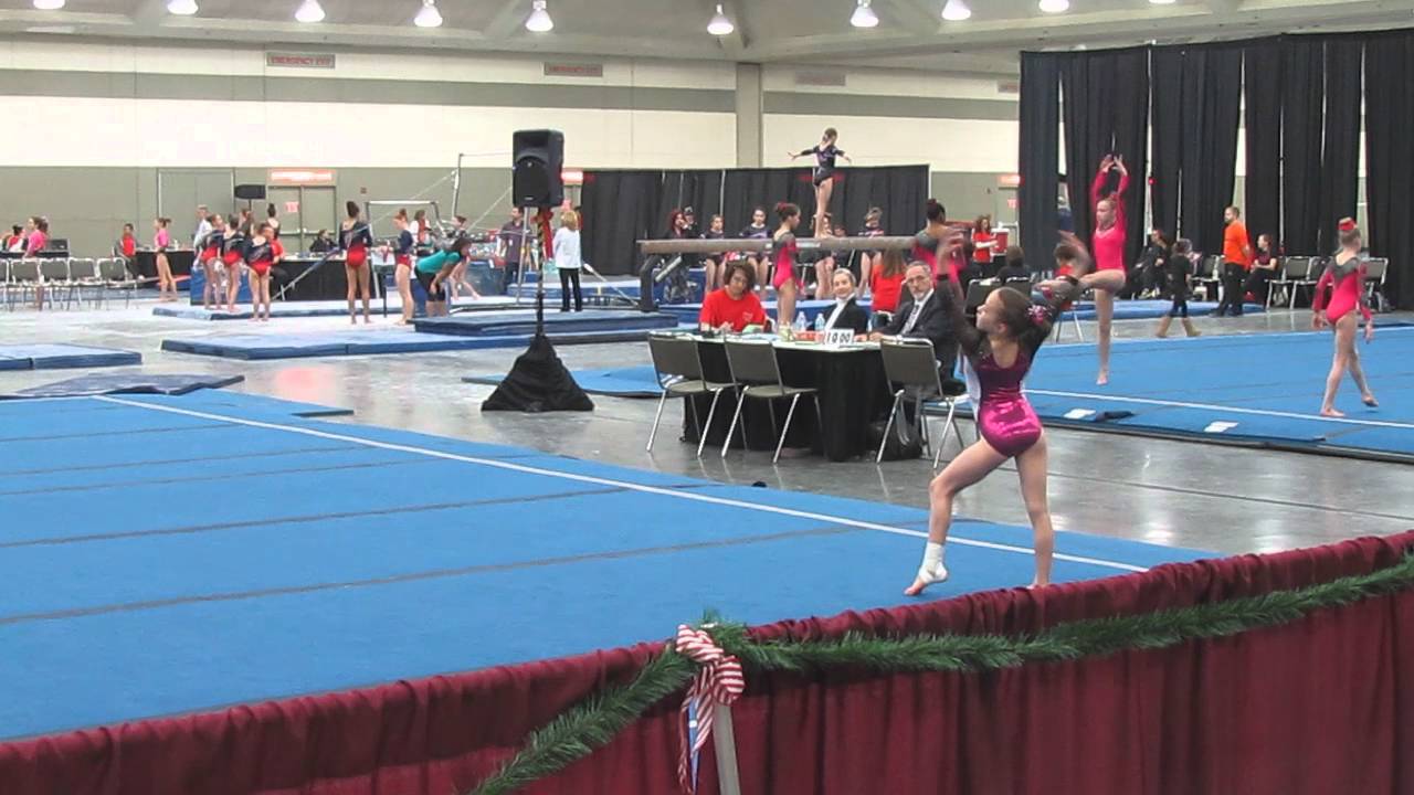 Riley Weiss - Floor - Level 8 gymnastics - Christmas on the Chesapeake ...