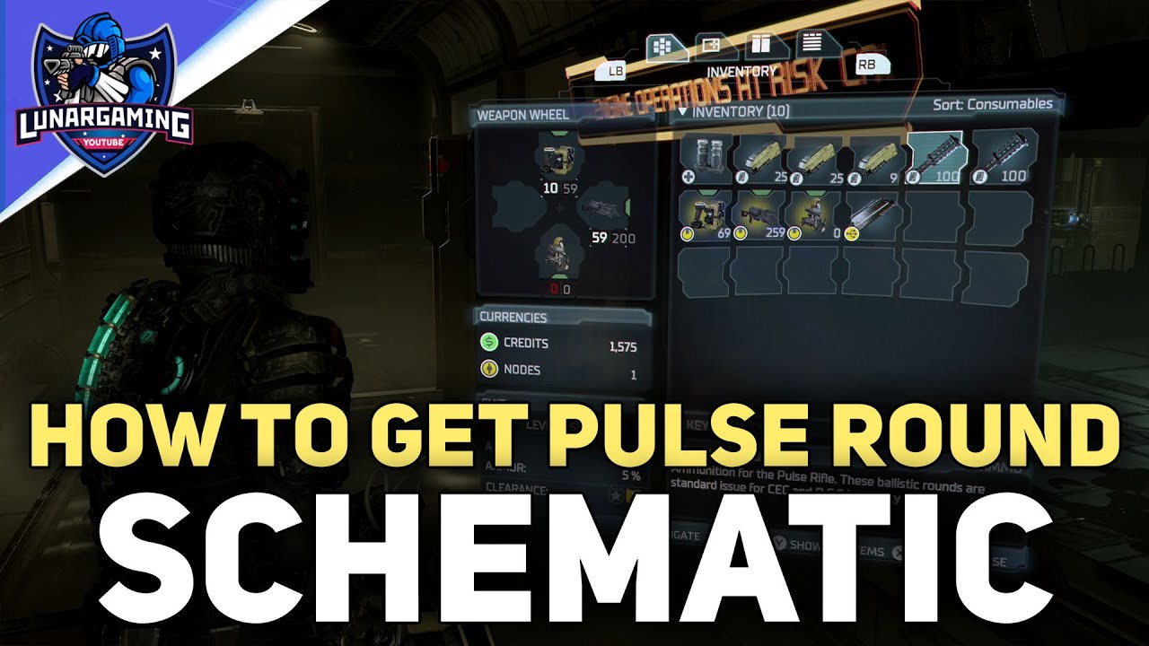 How To Get Pulse Round Schematic - Dead Space Remake 2023 - YouTube