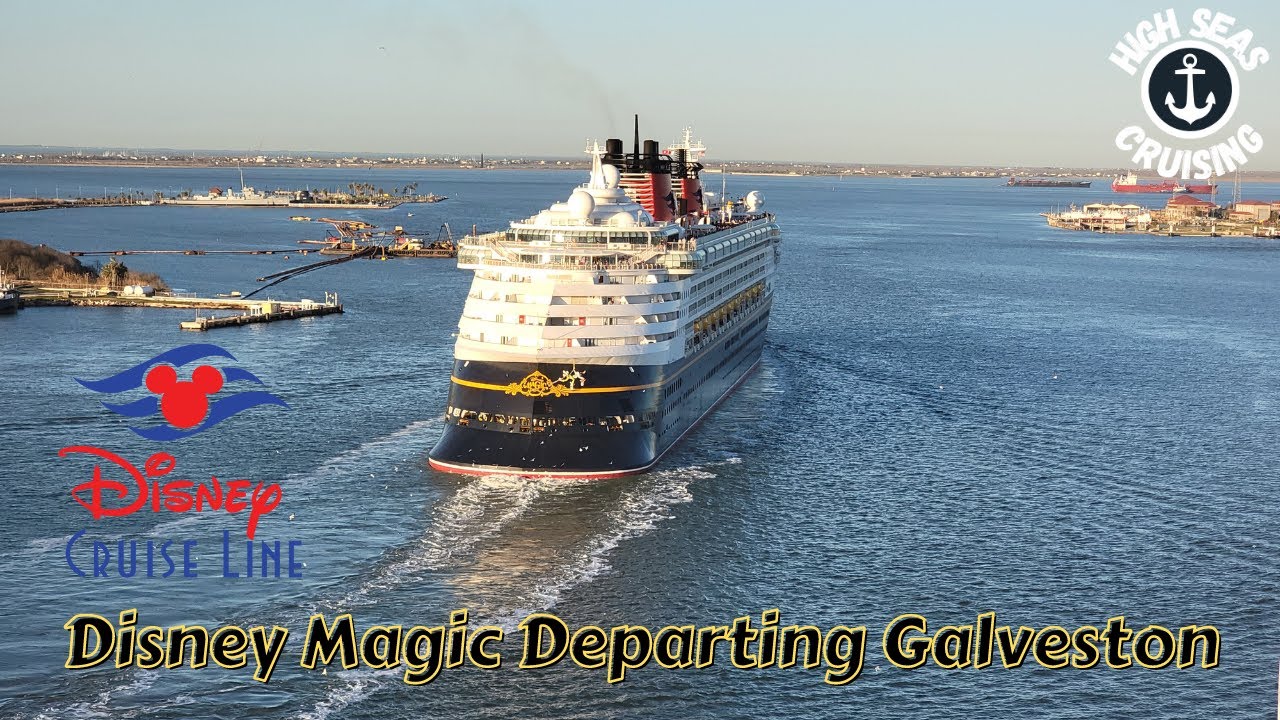 Disney Magic Departing Galveston Texas - YouTube