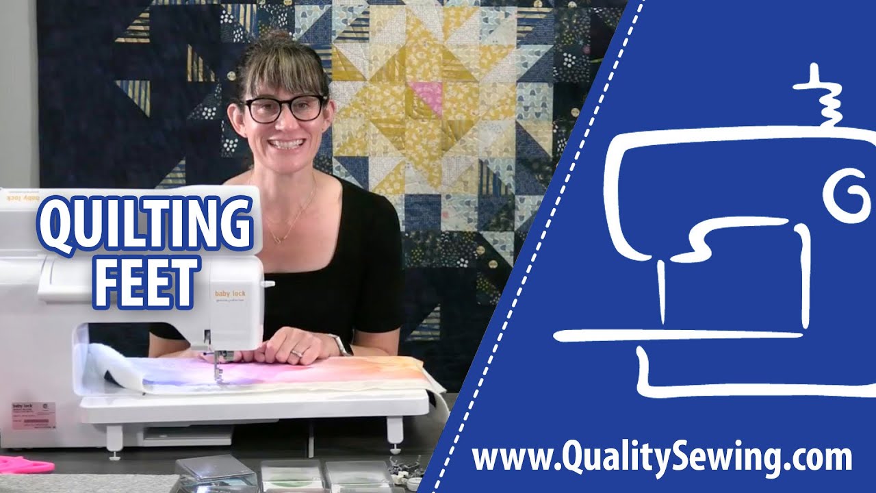 How Do I Use Feet to Help My Quilting? - YouTube