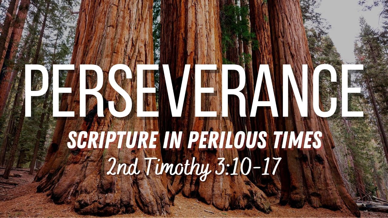 2023.3.19 2 Timothy 3 Perseverance Scripture In Perilous Times - YouTube
