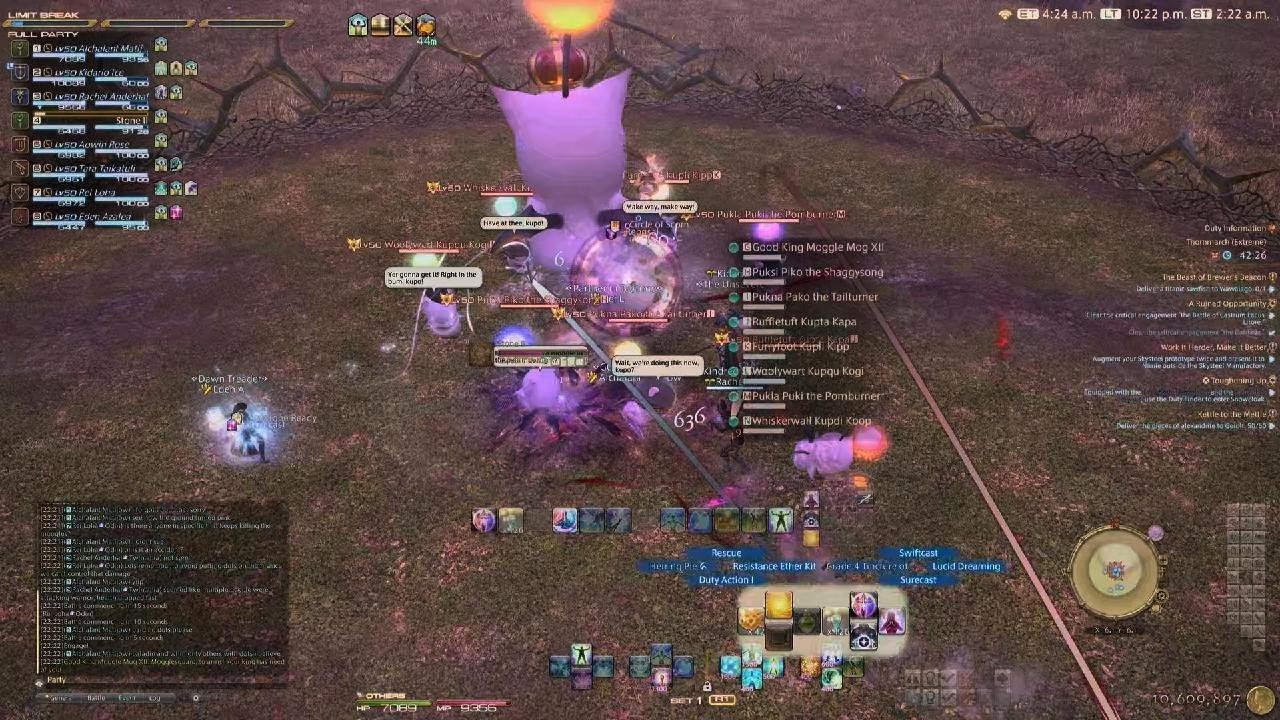 FFXIV - Good King Moggle Mog XII Extreme - WHM POV - Mentor Roulette ...