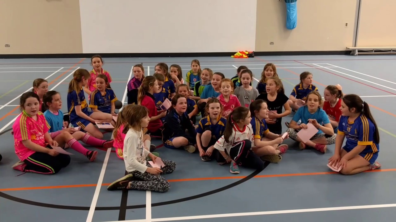 u8 & u10 girls showing festive cheer. - YouTube