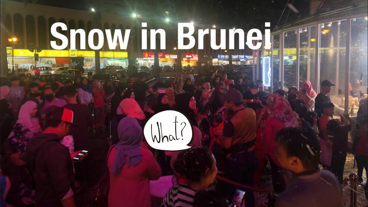 Snow in Brunei - YouTube