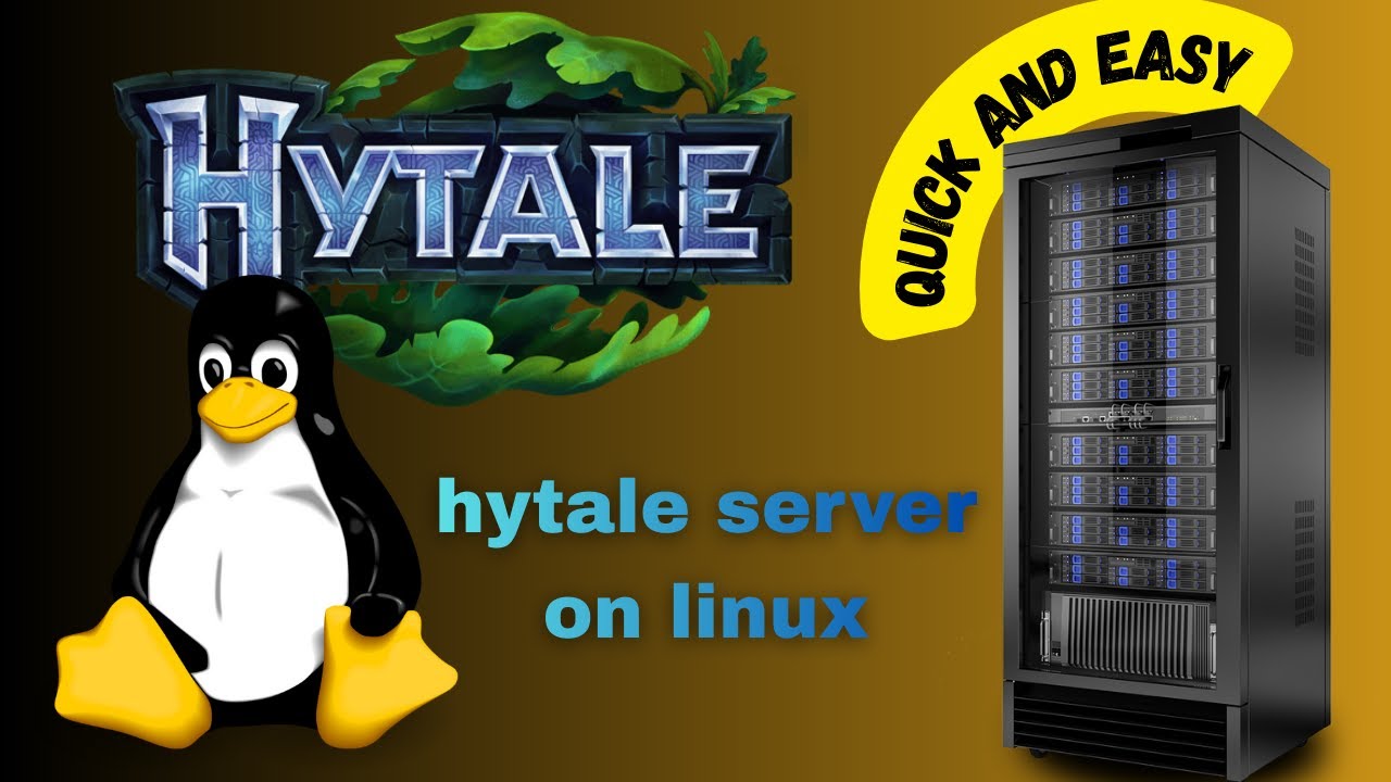 HYTALE Server Setup & Install on Linux | Easy Tutorial [2026] - YouTube