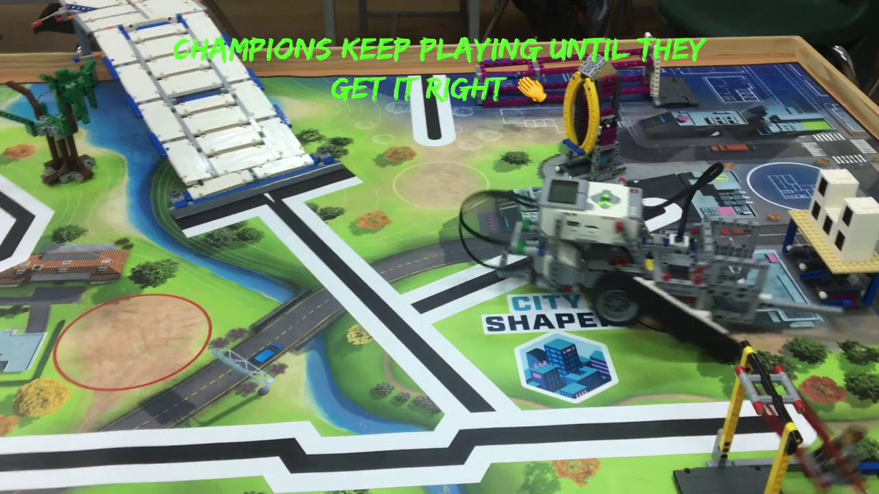 Lego Robotics mission completion: The City Shaper - YouTube