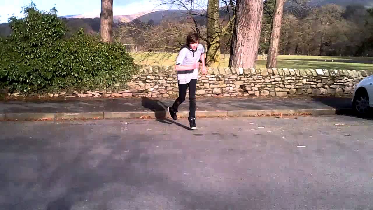 Free running front flip - YouTube