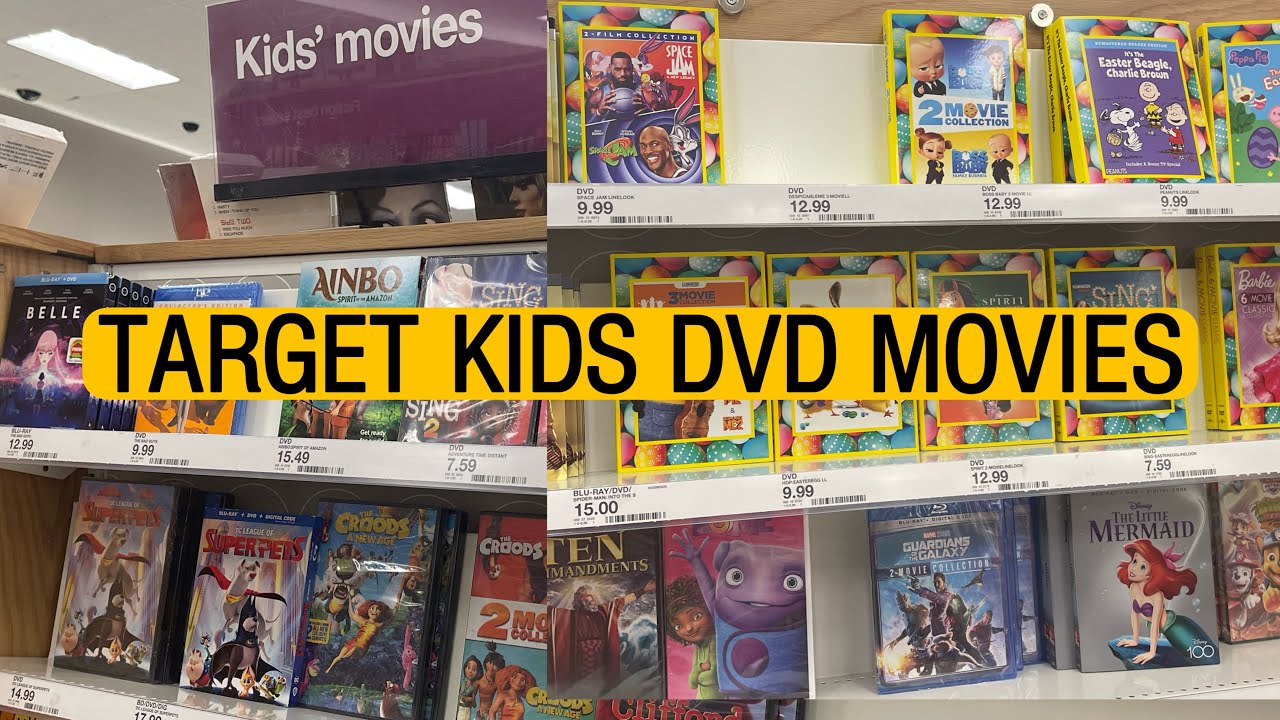 TARGET KIDS DVD MOVIE 💜 EASTER MOVIE COLLECTION - YouTube